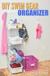 DIY Swim Gear Organizer - Everything in One Place