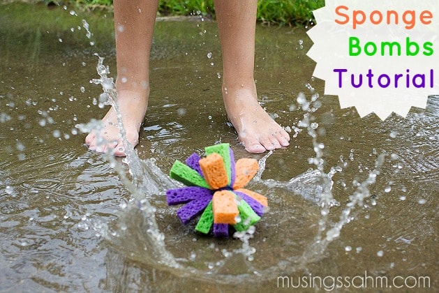 Reusable DIY Sponge Water Bombs For Endless Fun