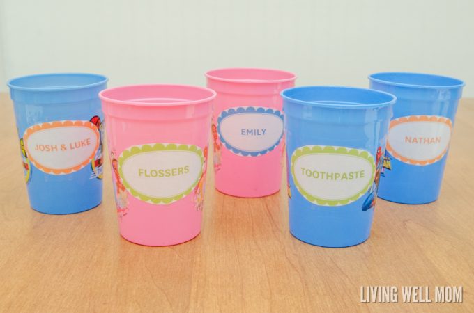 DIY Toothbrush Holder - Organizing Toothbrushes and Toothpaste