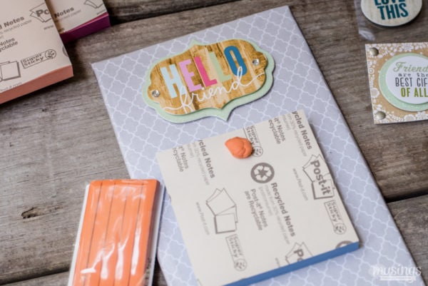 Magnetic Post-it Notes Holder - Living Well Mom