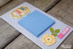 Magnetic Post-it Notes Holder - Living Well Mom