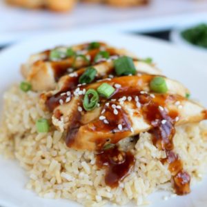 One Skillet Healthy Orange Chicken & Rice - Living Well Mom