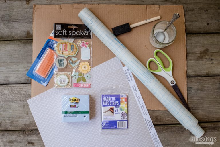 Magnetic Post-it Notes Holder - Living Well Mom