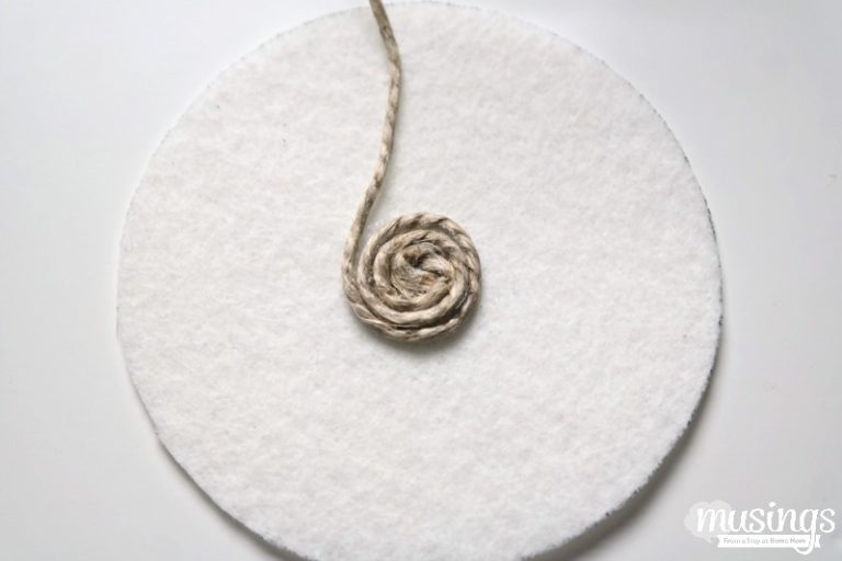 DIY Jute Coasters - Musings From a Stay At Home Mom