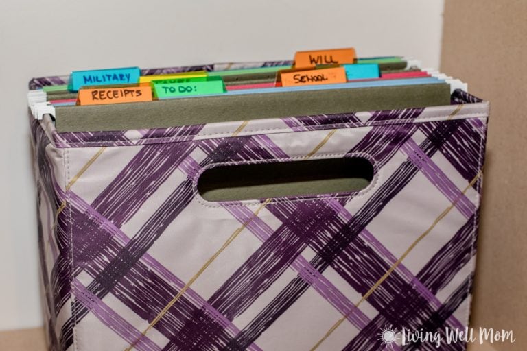 3 Simple Steps For Organizing Paperwork Once & For All - Living Well Mom