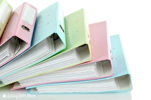 3 Simple Steps For Organizing Paperwork Once & For All - Living Well Mom