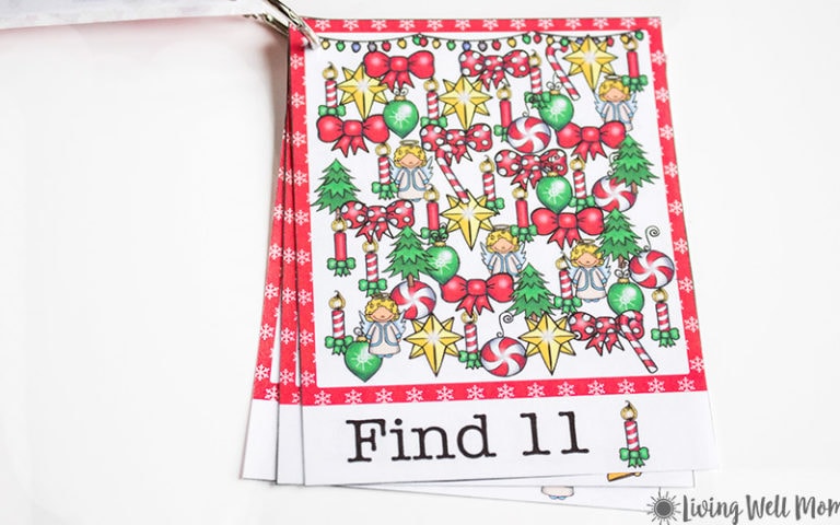 Printable I Spy Christmas Cards