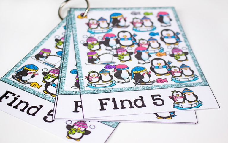 Winter I Spy For Kids {Free Printable} - Living Well Mom