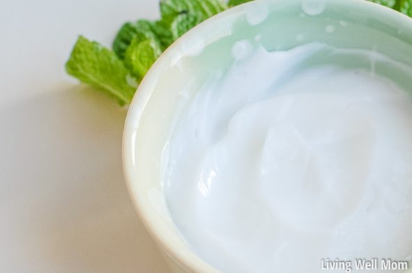 Homemade Foot Cream with Peppermint - Living Well Mom