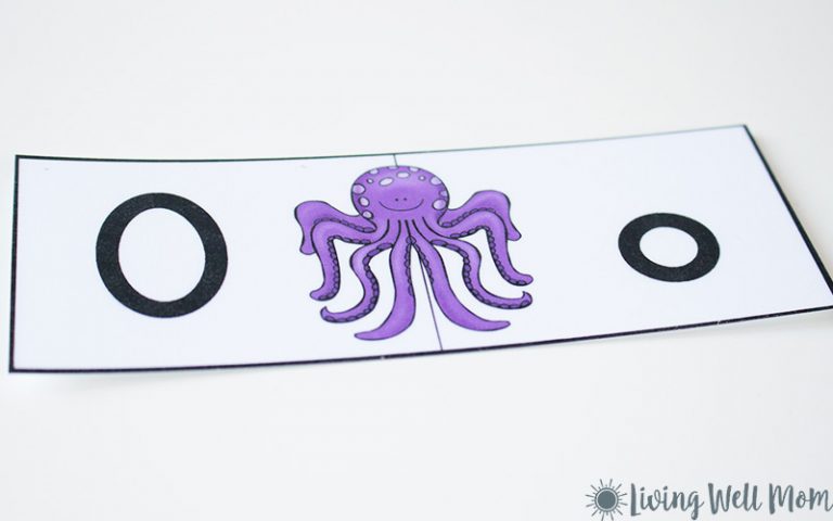 Uppercase Lowercase Letter Matching Puzzle for Preschoolers {Free ...