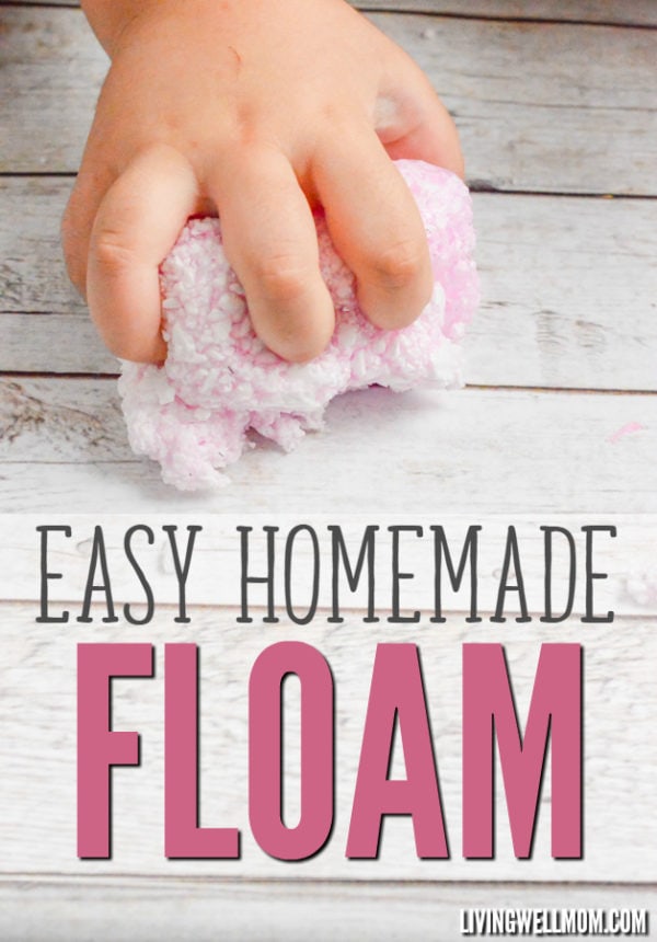 Easy Homemade Floam for Kids - Step-by-Step Directions