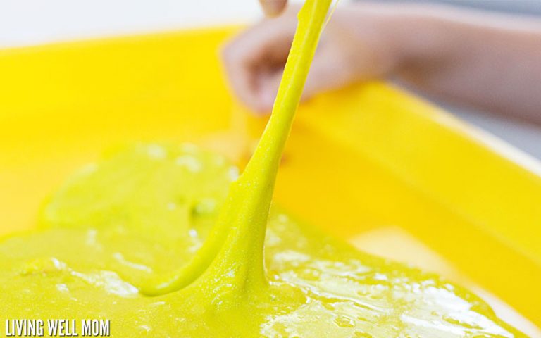 Easy Homemade Summer Slime in Less than 5 Minutes
