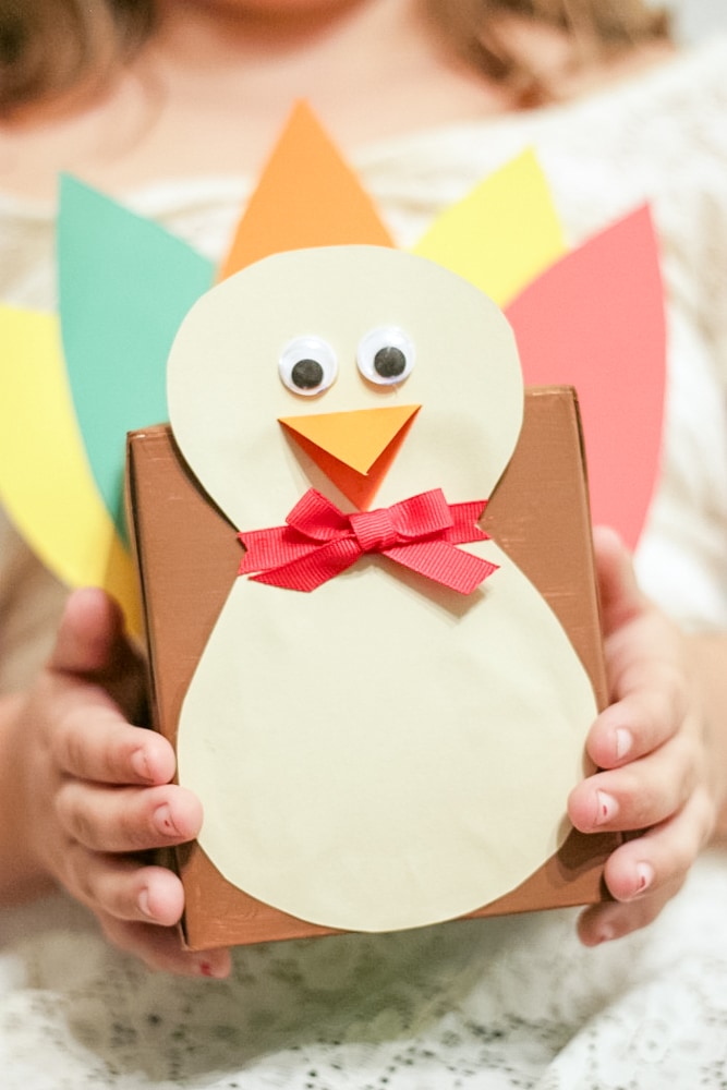 How to Make a Thankful Turkey Box