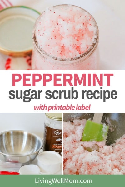 Homemade Peppermint Sugar Scrub in 5 Minutes