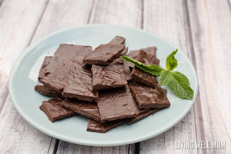 Easy Homemade Paleo Mint Dark Chocolate