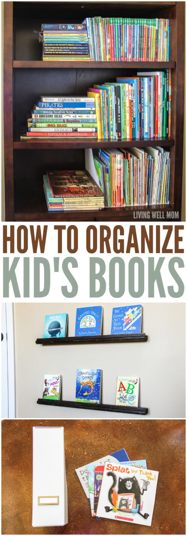 How to Organize Kids' Books