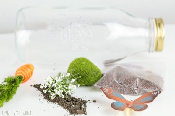 DIY Spring Sensory Bottles for Kids - Living Well Mom