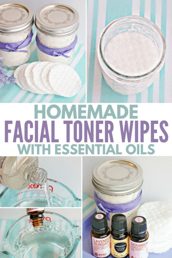 DIY Face Toner Pads with Essential Oils - Customizable Recipe!