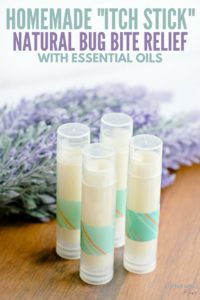 Homemade "Itch Stick": Natural Bug Bite Relief With Essential Oils