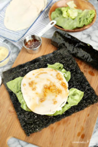 5-Minute Paleo Turkey "Sushi" Rolls with Ginger Sesame Dressing