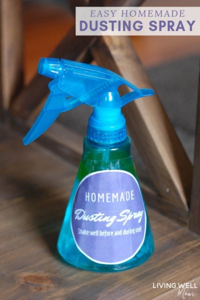 How to Make a Simple Homemade Dust Spray - Living Well Mom