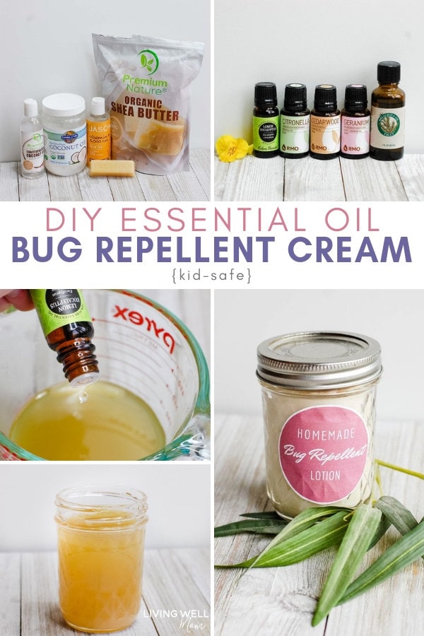 All-Natural Homemade Bug Repellent Lotion - Living Well Mom