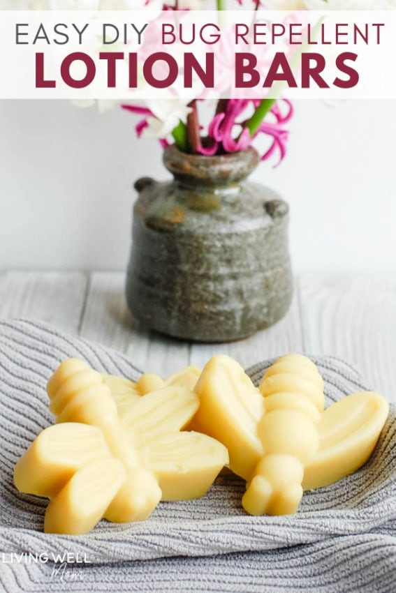Homemade Bug Repellent Lotion Bars - Living Well Mom