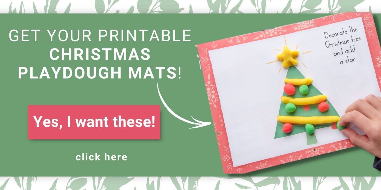How to Make a Creative Christmas Playdough Kit for Kids (with Printables)