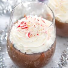 Creamy Peppermint Mocha Pudding {Decadent + Easy} - Living Well Mom
