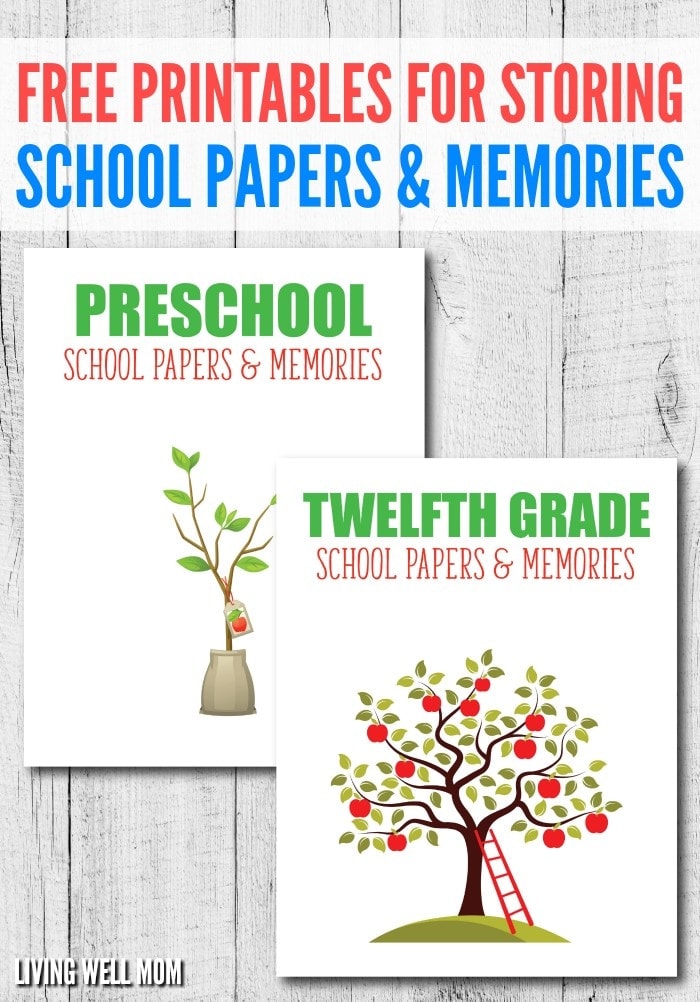DIY School Memory Box: How to Store School Papers & Memories
