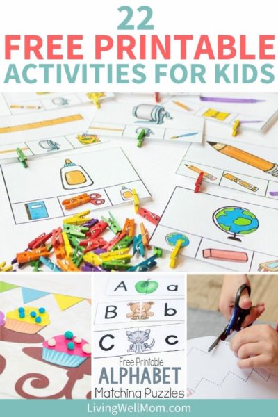 22 Free Printable Kids Activities To Keep Kids Active and Busy
