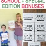 Free Printable First Day of School Sign for All Grades (2021 - 2022)