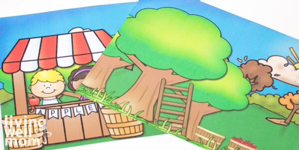 Printable Apple Playdough Mats - Perfect for Fine Motor Skill Development!