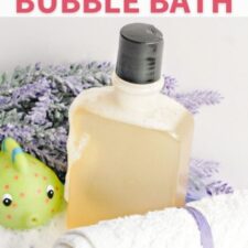 Calming Homemade Bubble Bath with Essential Oils