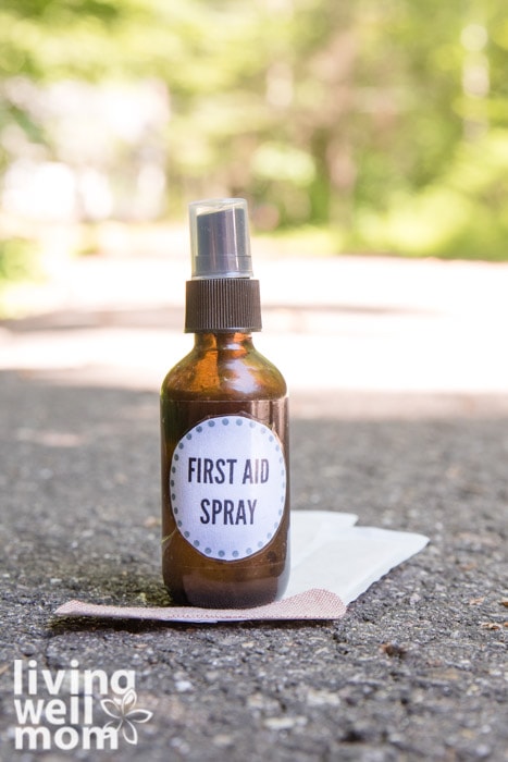 DIY Natural First Aid Spray - How to Make a Pain Relief Spray