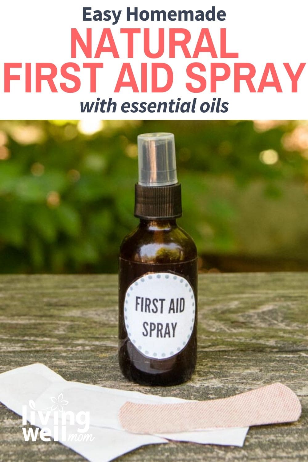 DIY Natural First Aid Spray - How to Make a Pain Relief Spray