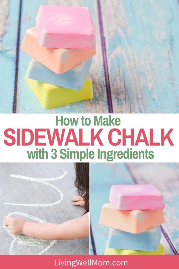 Easy Homemade Chalk for Kids - Simple and Quick DIY Chalk