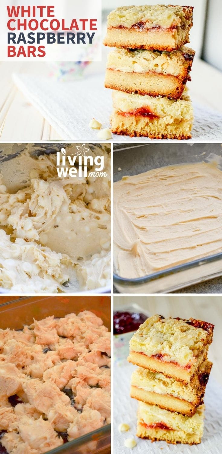 White Chocolate Raspberry Bars Recipe | white chocolate dessert