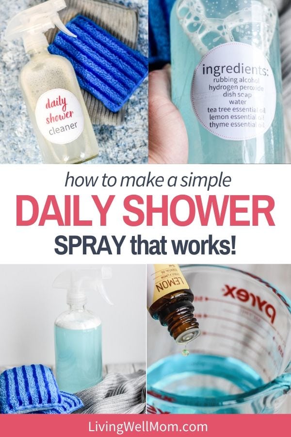 This Simple DIY Shower Cleaner will Keep Your Tub Clean & Mildew-Free